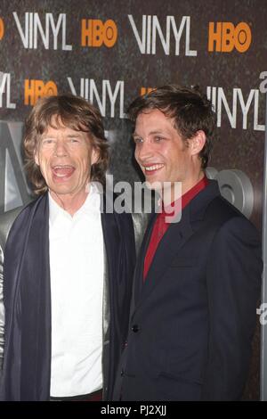Mick Jagger and actor James Jagger in 2016 Photo By John Barrett ...