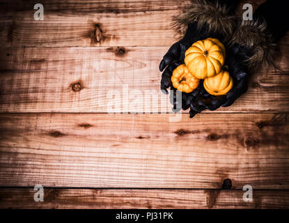 Happy Halloween. Werewolf or zombie hands painting scary pumpkin for ...