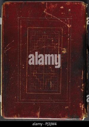 The back cover of the St. Cuthbert Gospel features intricate artwork ...