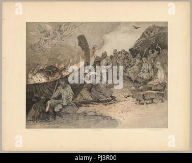 Balders Bålfærd (17005-1 Stock Photo - Alamy