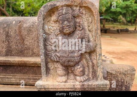 Bahirawa stone carving Anuradhapura Sri Lanka Stock Photo - Alamy