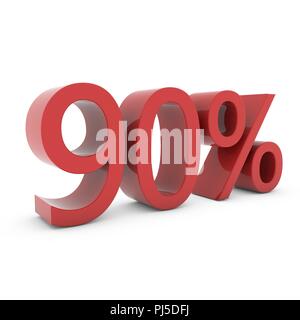 Special 90 percent offer sale tag red star for sales and promotion ...