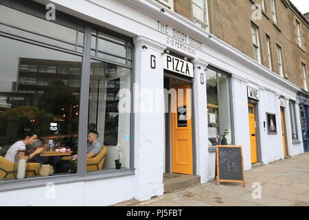 The Giddy Goose pizza wine bar on Perth Road, in Dundee, in Scotland ...