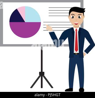 Happy handsome office worker Stock Vector Image & Art - Alamy