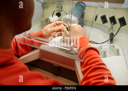 Trimming with micro motor Shellac base plates. Dentures. Dental ...