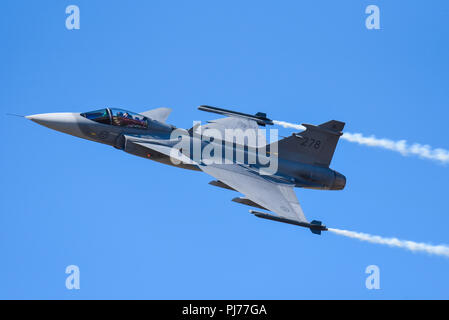Swedish Saab Gripen fighter plane Stock Photo - Alamy
