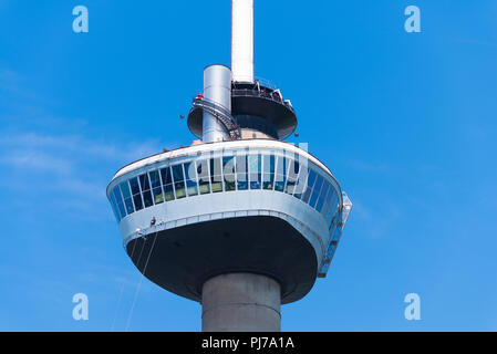 Rotterdam skyscraper modern building with huge bird nest and enormous ...