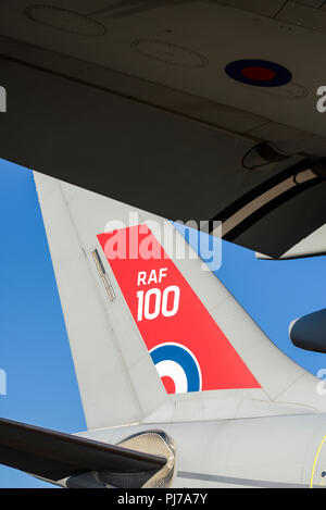 A Royal Air Force Airbus Voyager tanker as it takes off Stock Photo - Alamy