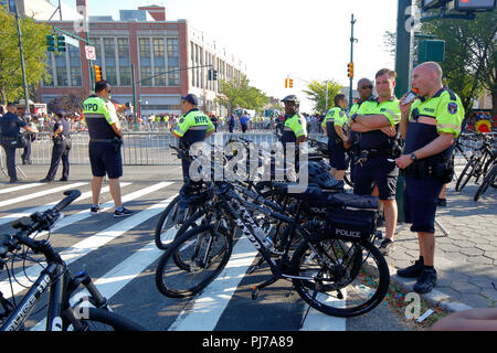 NYPD Strategic Response Group 4 riot police headquarters in the ...