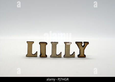 popular female first name lilly Stock Photo - Alamy