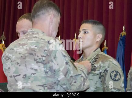 U.S. Army Sgt. Maj. Donnie Davis (right), senior enlisted advisor ...