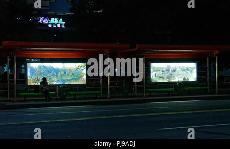 Future Scientists Street in Pyongyang Stock Photo - Alamy
