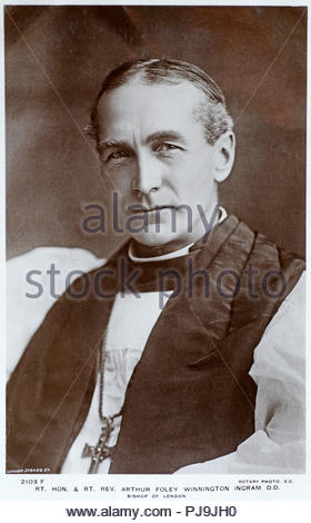 Portrait of Arthur Foley Winnington-Ingram Stock Photo - Alamy