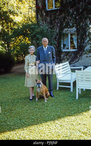 Prinzessin Lillian von Schweden in der Villa Solbacken in Stockholm ...