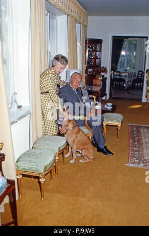 Prinzessin Lillian von Schweden in der Villa Solbacken in Stockholm ...