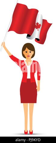 cartoon waving woman Stock Vector Image & Art - Alamy