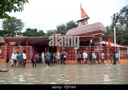 Hanuman temple in Allahabad, Uttar Pradesh, India, Asia Stock Photo - Alamy