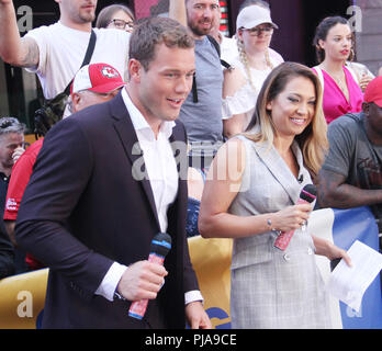 September 04, 2018 Ginger Zee weatherperson at Good Morning America in ...