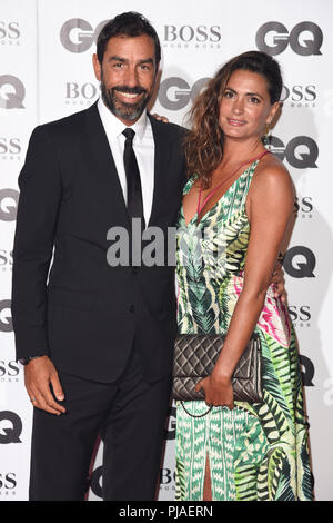 London, UK. Robert Pires and wife Jessica Lemarie at the Chain of Hope ...