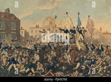 The Peterloo Massacre. The massacre took place on August 16, 1819 at St ...