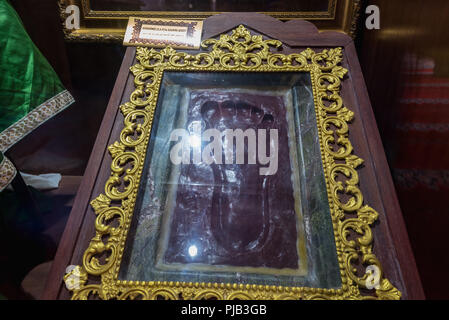 Foot print of prophet Muhammed in Topkapi museum istanbul Stock Photo ...