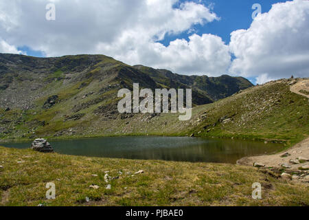 Amazing Landscape of The Tear lake, The Seven Rila Lakes, Bulgaria ...