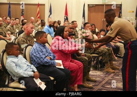 Lt. Col. Kenric D. Stevenson, commanding officer of Combat Logistics ...