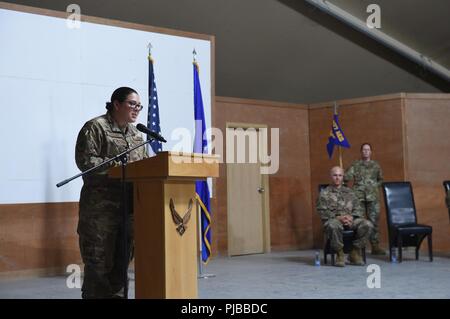 Lt. Col. Charlie Grover, 407th Expeditionary Communications Squadron ...