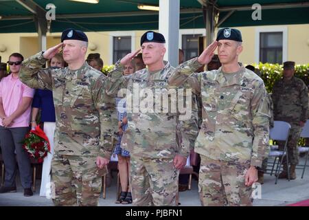 U.S. Army Lt. Col. Eugene Ferris, commander of the 1st Battalion, 506th Infantry Regiment, 1st ...