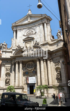 Facade of San Marcello al Corso church Stock Photo - Alamy