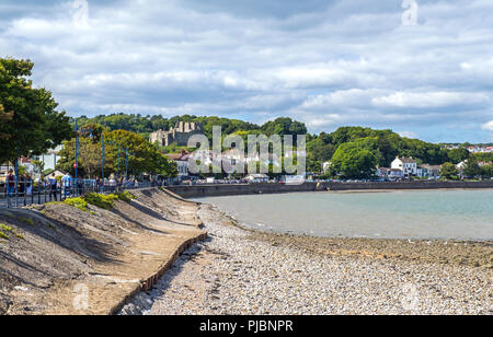 Mumbles Seafront in Swansea Bay South Wales UK Stock Photo: 28023988 ...