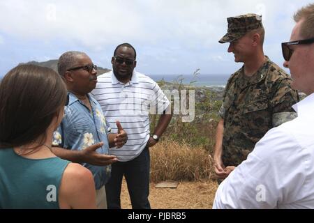 U.S. Marine Col. Michael Styskal, commanding officer for 3d Marine ...