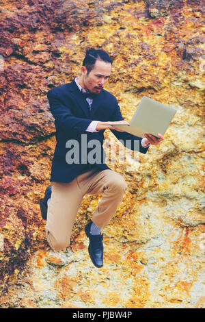crazy business concept with businessman Stock Photo - Alamy