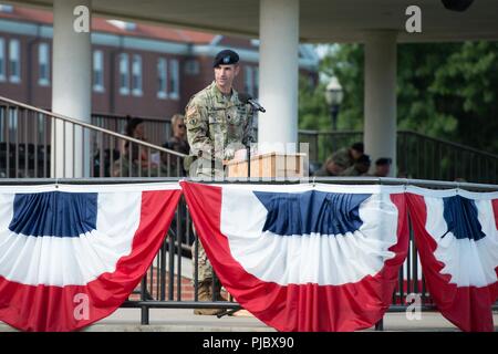 Incoming battalion commander LTC Brad Morgan, outgoing commander LTC ...