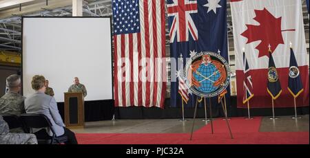 Combined Air and Space Operations Center (CAOC) at Al Udeid Air Base ...