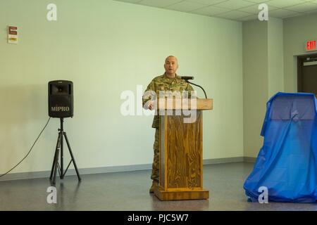 Col. Harry B. Hudick, the 658th Regional Support Group commander ...