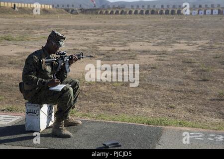 U.S. Marine Corps Sgt. Jackson Ricker, a combat videographer with ...