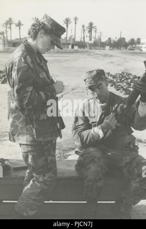 A primary marksmanship instructor, Edson Range, Weapons and Field ...