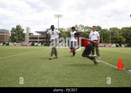 U.S. Marines with Headquarters Company, Chemical Biological Incident ...