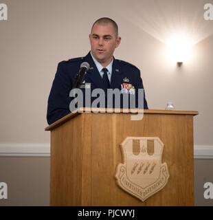 Maj. Peter Talley, 2nd Comptroller Squadron commander, assumes command ...