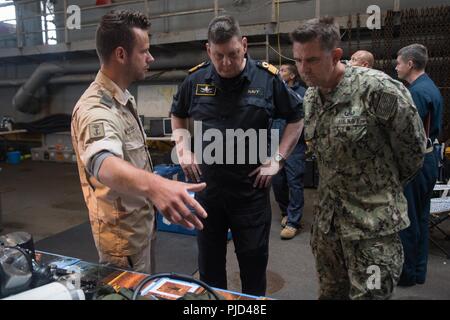 US Navy Royal Netherlands Navy Commodore Commander Task Force 150 ...