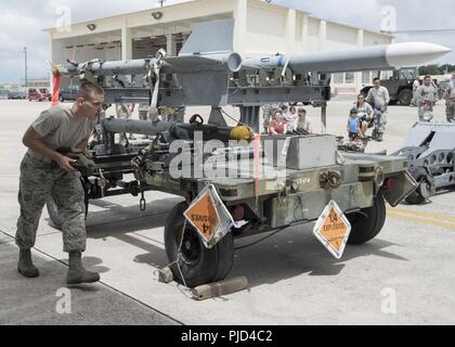 A weapons load crew member assigned to the 334th Fighter Generation ...