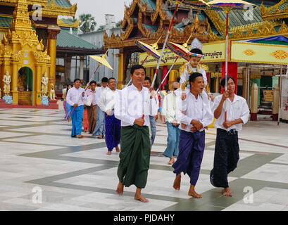 The novitiation ceremony in Theravada Buddhism marks a boy's ordination ...