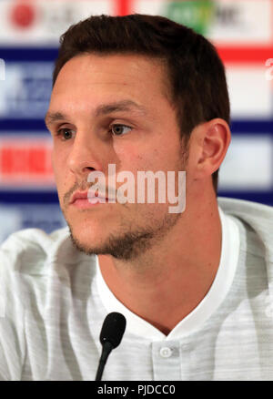 England's Alex McCarthy during a media day at St Georges' Park, Burton ...