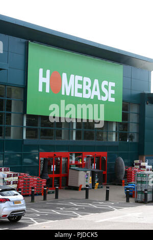 General view of a Homebase store in Exeter which is closing down ...