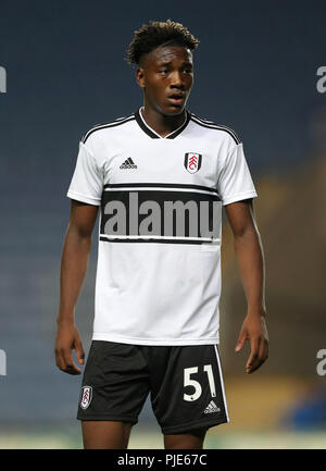 Fulham's Timmy Abraham Stock Photo - Alamy