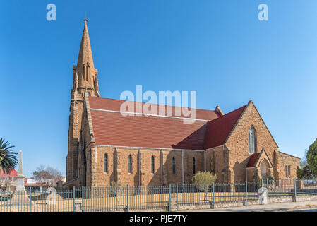 WINBURG, SOUTH AFRICA, JULY 30, 2018: A street scene with businesses ...
