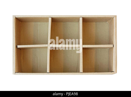 cardboard box with compartments Stock Photo: 10100973 - Alamy