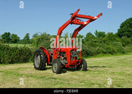 1960's Red Massey Ferguson 35X Model Farm Tractor Stock Photo - Alamy