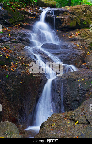 Cascades of Kathu Waterfall, Phuket, Thailand Stock Photo - Alamy